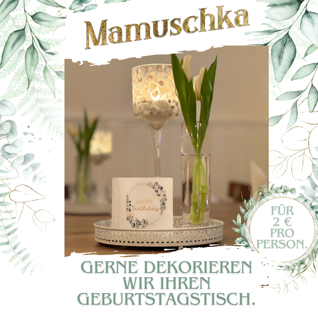 AKTUELLES | Restaurant Mamuschka